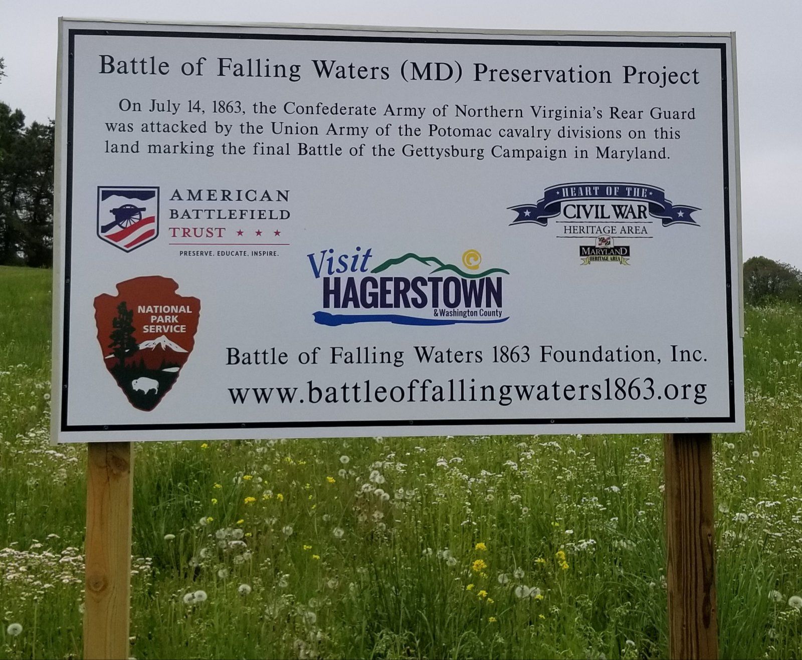 Falling Waters Battlefield | Historic Preservation Efforts