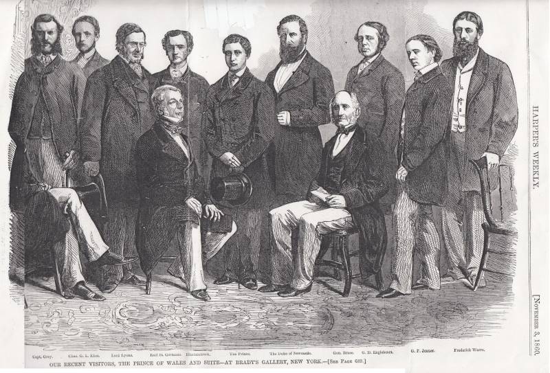 The Prince of Wales' Royal Visit, 1860 | Other Soldiers, Politicians ...