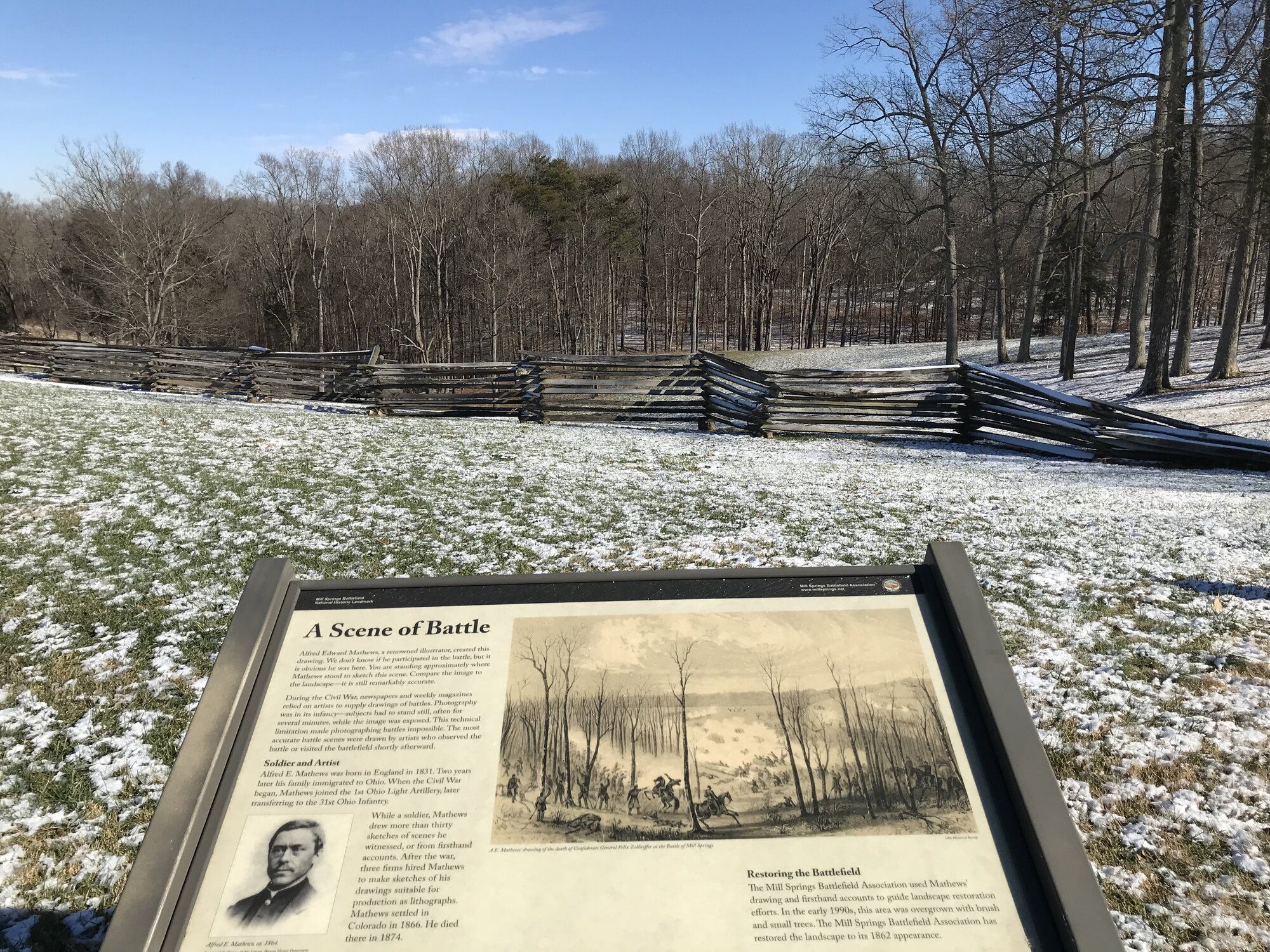 The Battle of Mill Springs, Kentucky, Jan. 19, 1862 | South & Western ...