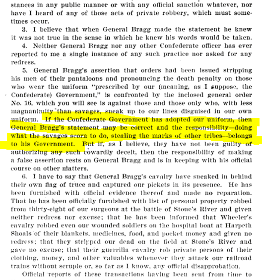 Was there problems with the 2nd Mich. Cavalry wearing captured ...