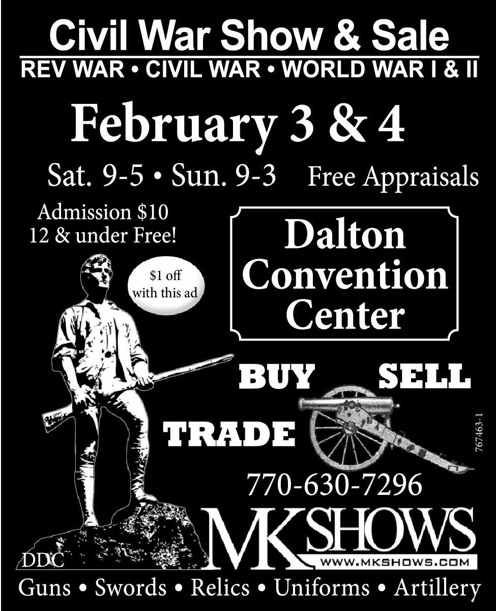 Dalton Civil War Show This Weekend | Relic Hunting & Collecting