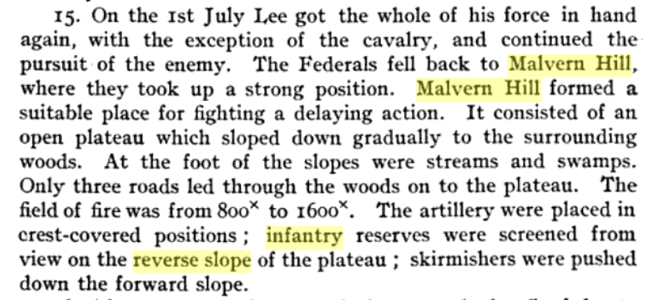 Did either side ever employ "Reverse Slope" Tactics? | Men in Ranks ...
