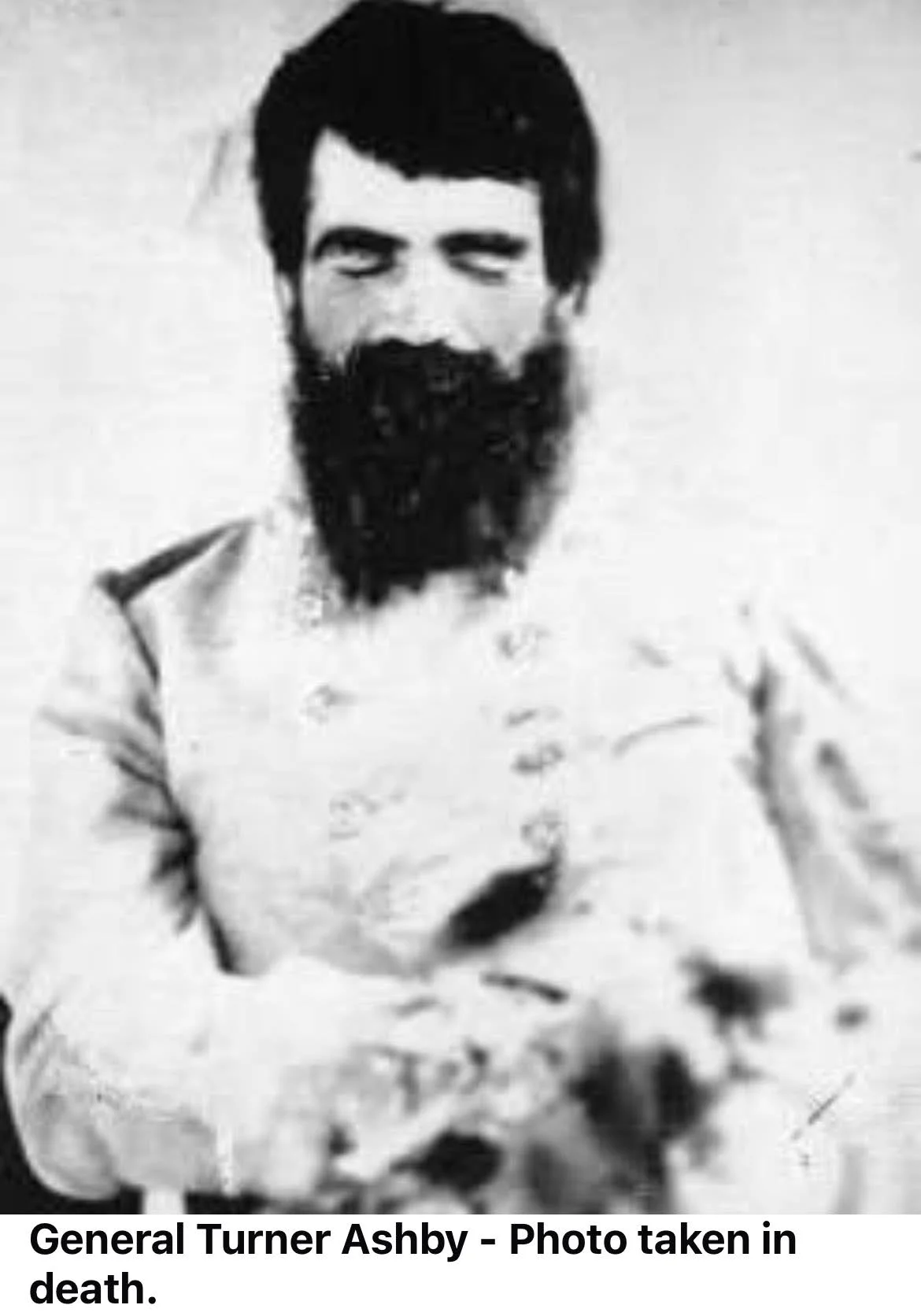Remains of General Turner Ashby and brother Captain Richard Ashby ...