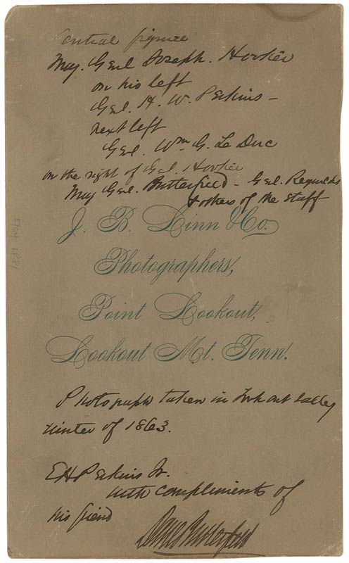 General Joseph Hooker and Staff | Period Photos & Examinations ...