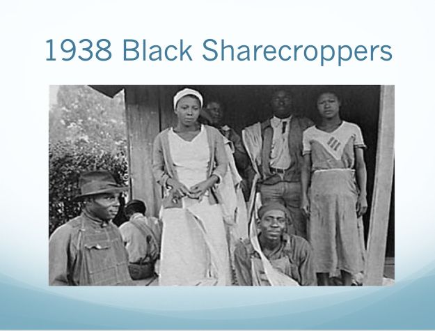 Sharecropping comparable to slavery? | Additional Discussion on ...