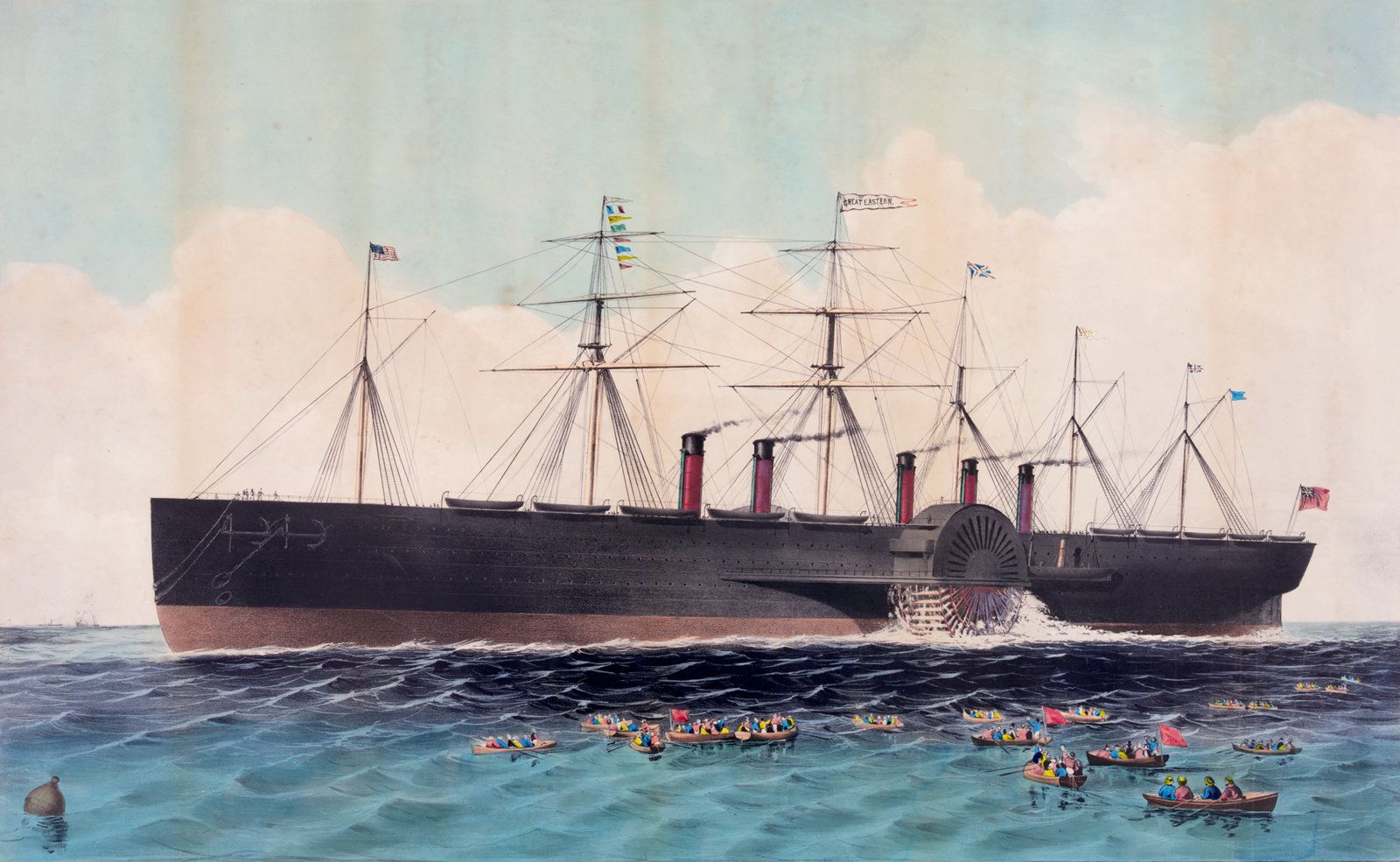 Gigantic Steamer Great Eastern's Short Career But Very Long Story ...