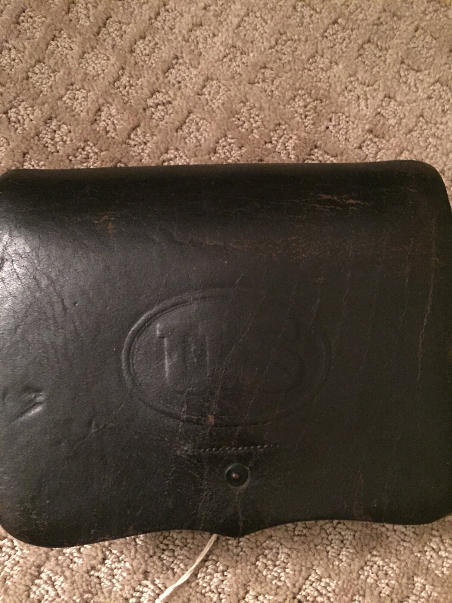Union officer calvary belt buckle cartridge box , caps box ect | Relic ...