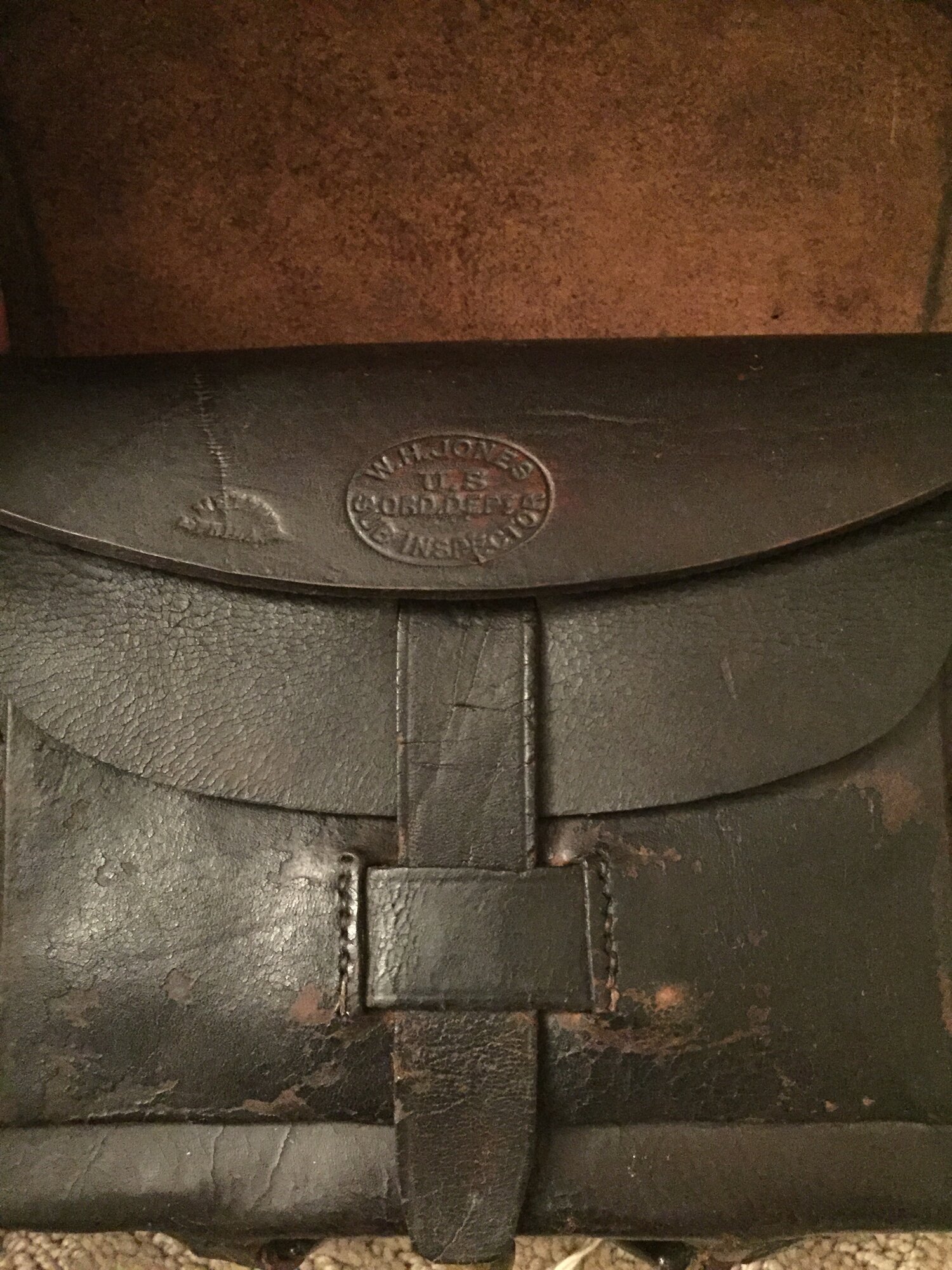 Union officer calvary belt buckle cartridge box , caps box ect | Relic ...