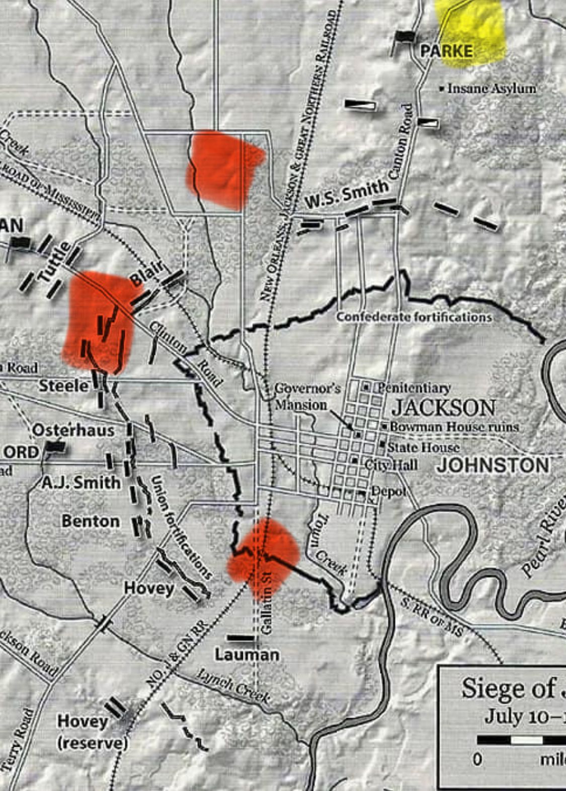 Battle of Jackson and Retreat Therefrom | Siege of Vicksburg