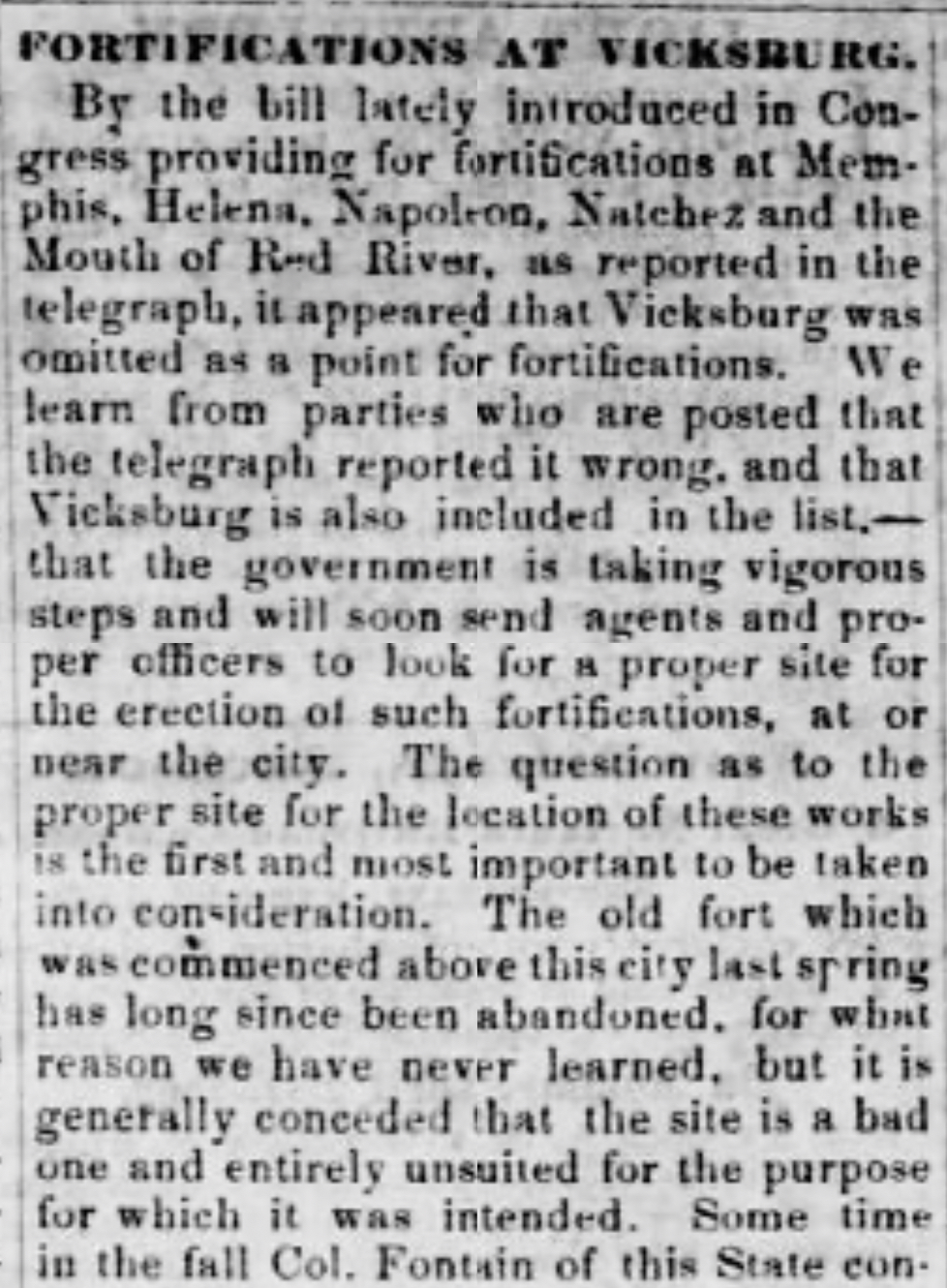 Planning the fortifications at Vicksburg | Siege of Vicksburg ...