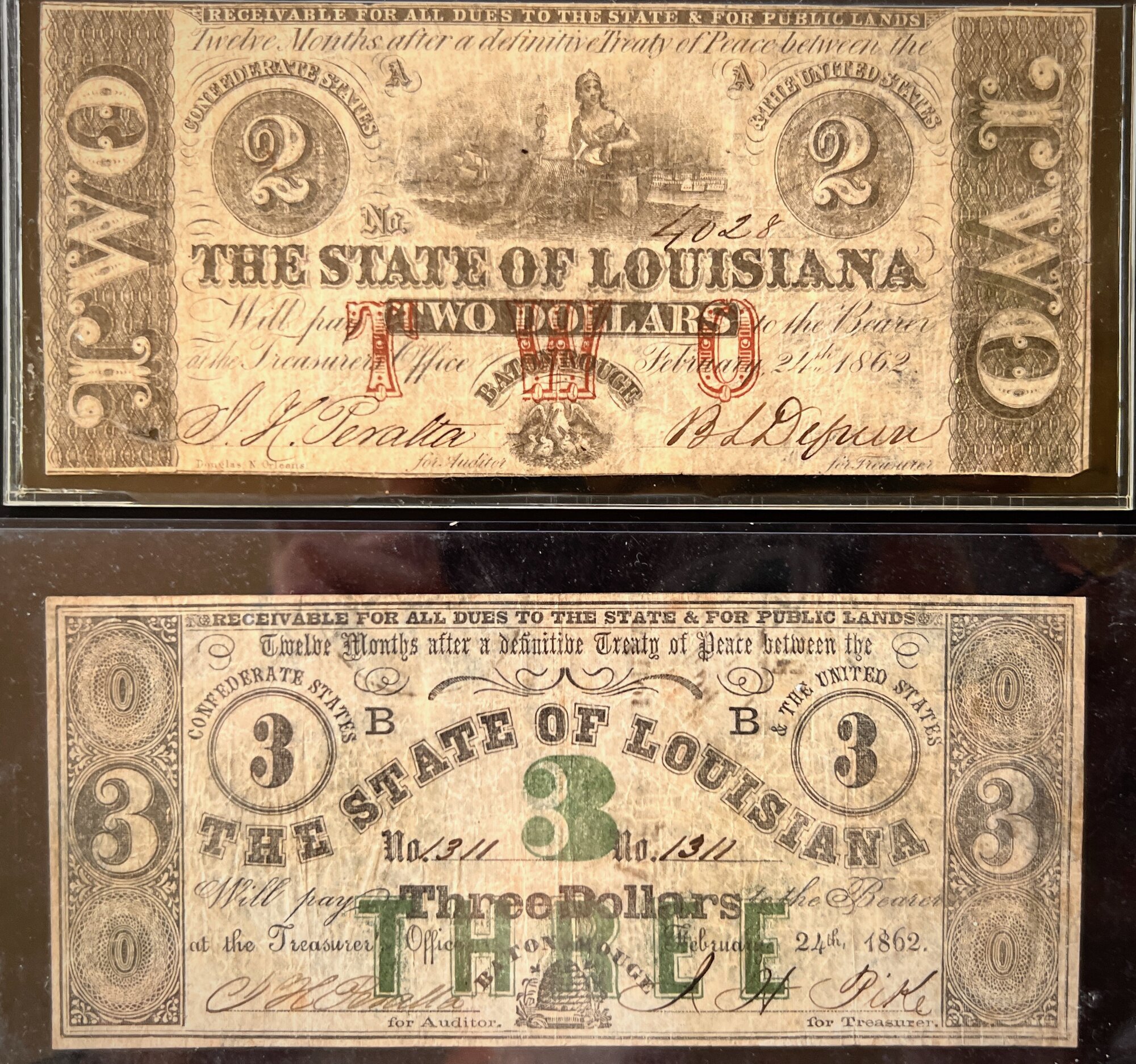 Two-sided Confederate note | Currency, Stamps, & other Collectable Papers