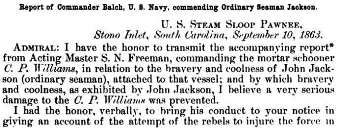 Medal Of Honor Story You Hope His Mother Didn't Read, Seaman Jackson's ...