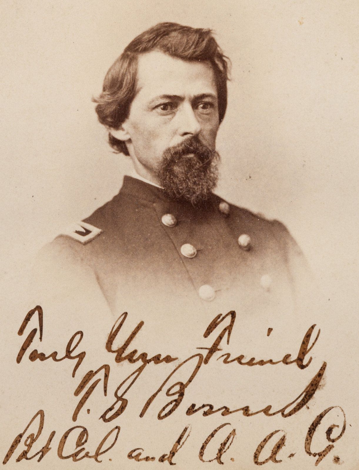 Grant - Lt Colonel Theodore S Bowers, asst adjutant general to Grant ...