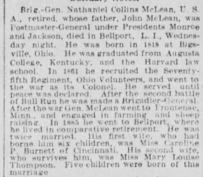 McLean, Nathaniel C. | Biographic Profiles - We Will Remember ...