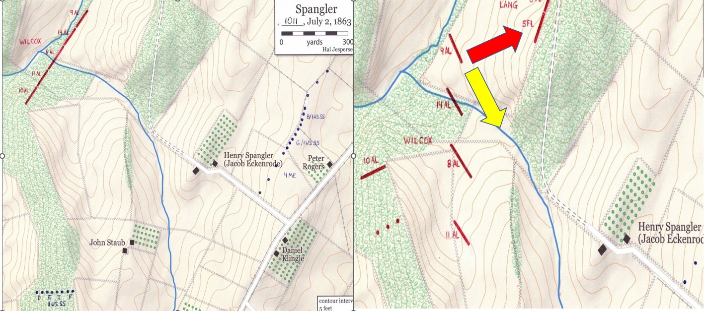 Wilcox is Surprised in Pitzer Woods | Gettysburg