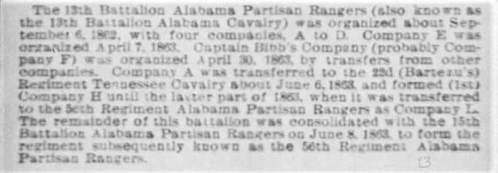 Research - 4th (Russell) Alabama Cavalry regiment organization | Civil ...