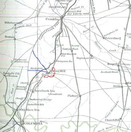 What if Hood Got Astride the Columbia Pike at Spring Hill November 29 ...