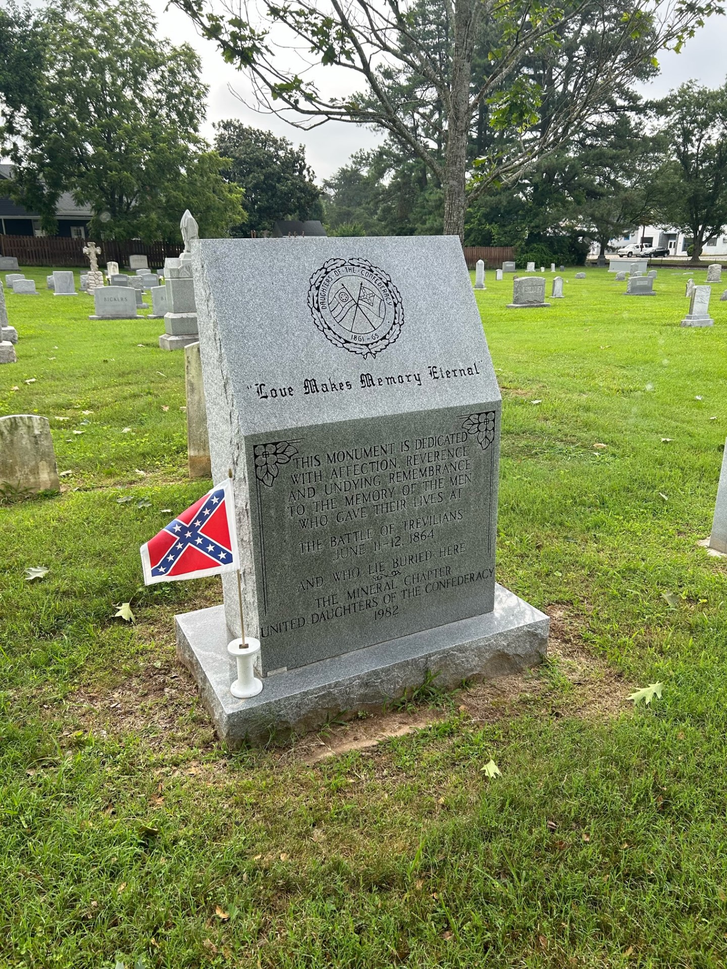 VA - Oakland Cemetery, Battle of Trevilian Station | Civil War ...