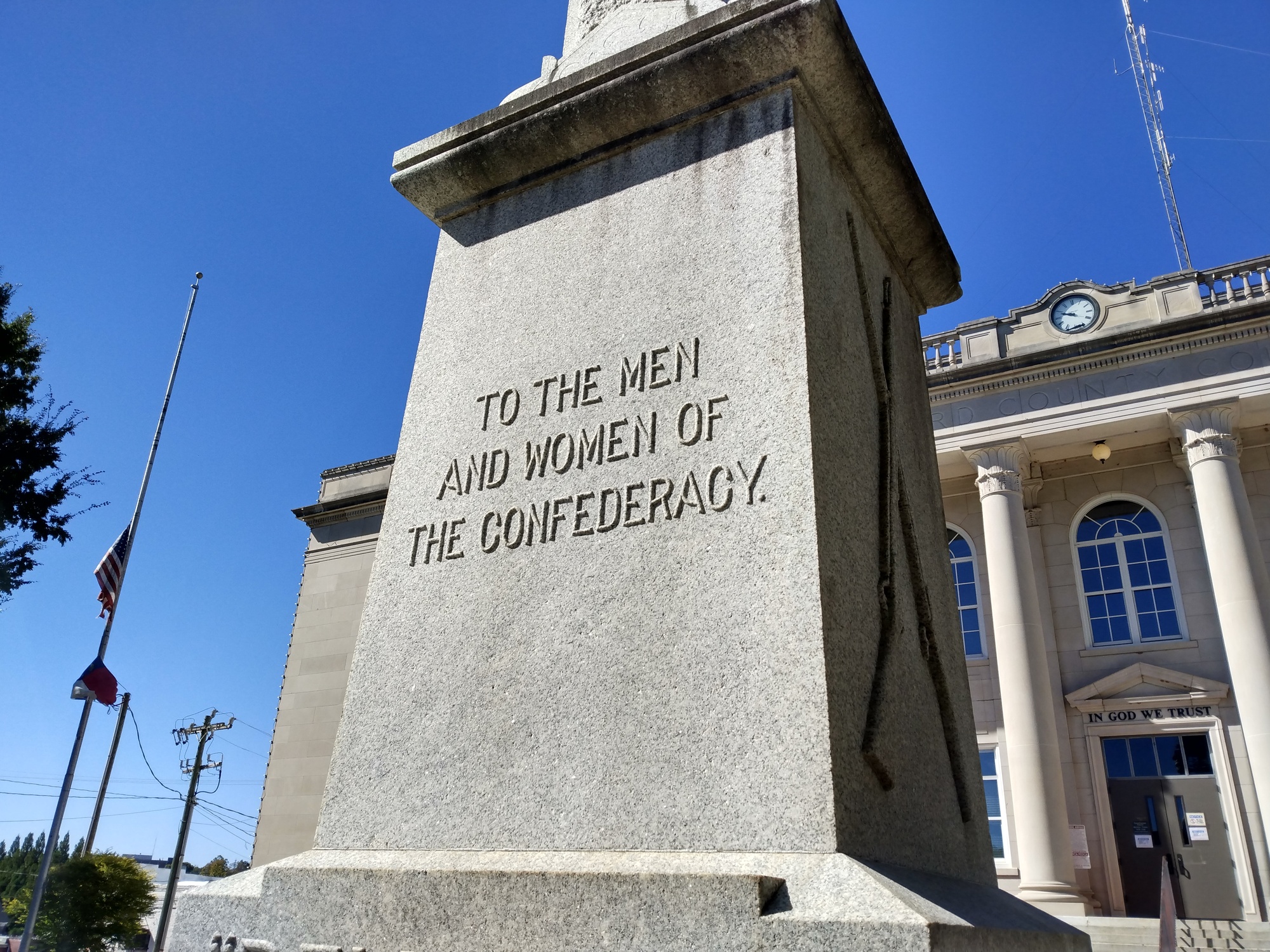 Rutherfordton NC Confederate Monument | Contemporary Photos of Sites ...